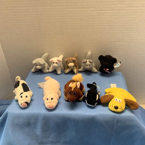Toys | Pound Puppies Vtg Mini Plush Animals Mixed Lot Of 1 | Poshmark